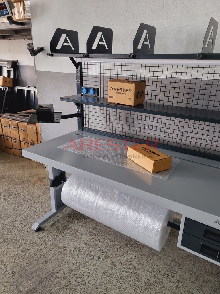 Arester FLOW 80x180 Paketleme ve Tasnif Masası | E-Ticaret Kargo ...